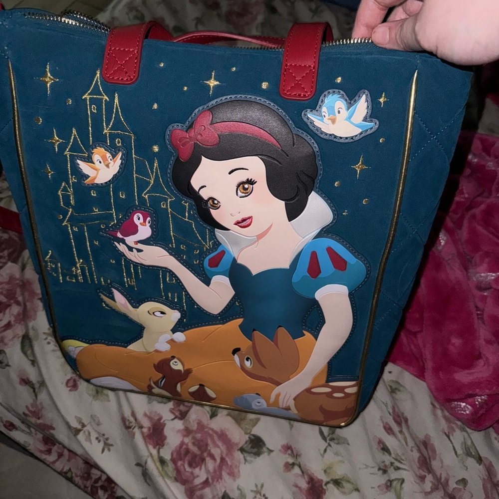 Loungefly Snow White Tote Bag With Coin Purse - Gem